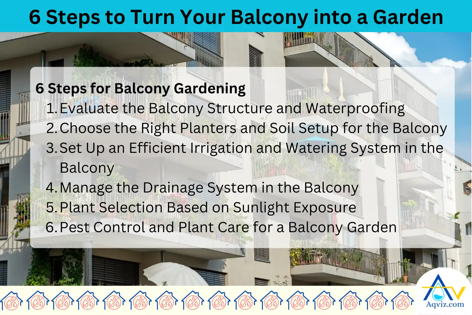 6 Steps Guide to Turn Your Balcony into a Garden
