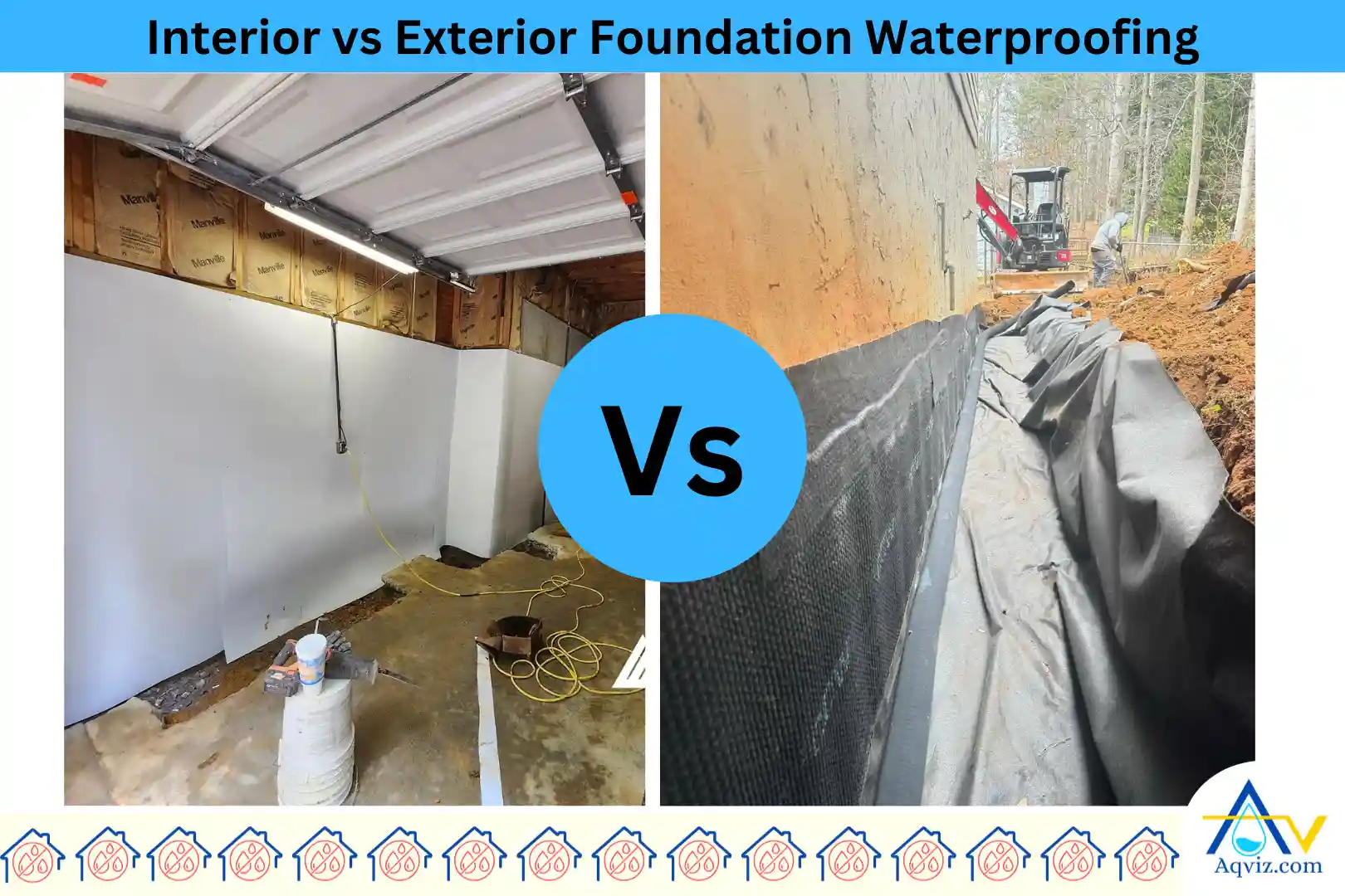 Interior vs Exterior Foundation Waterproofing: What You Need?