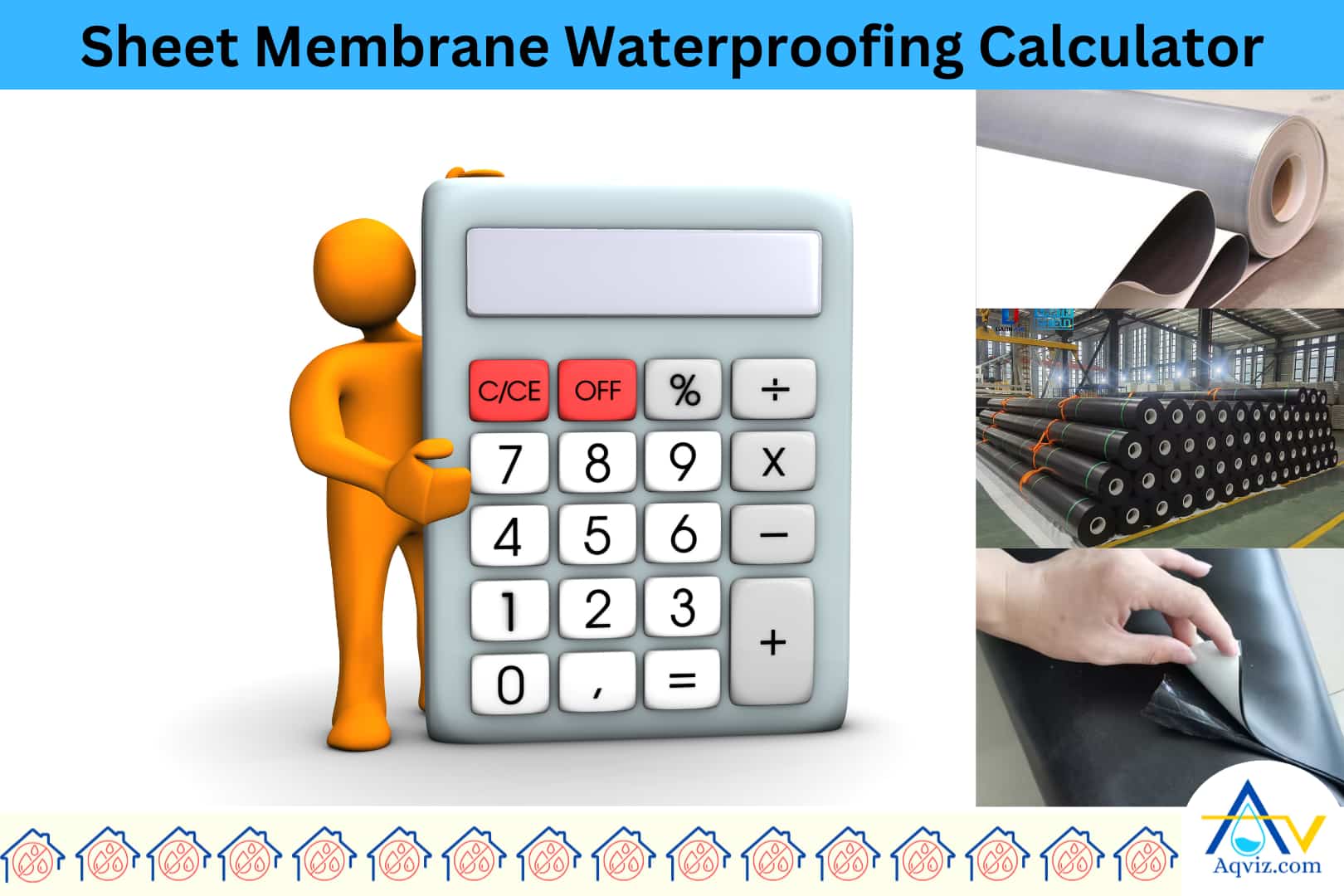 Sheet Membrane Waterproofing Calculator